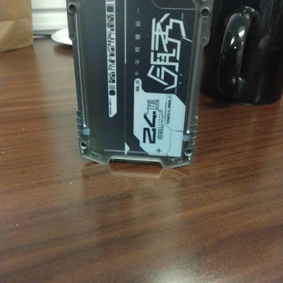 Futuristic Cyberpunk Vinyl Sticker With Cool Tech Modification Design ...