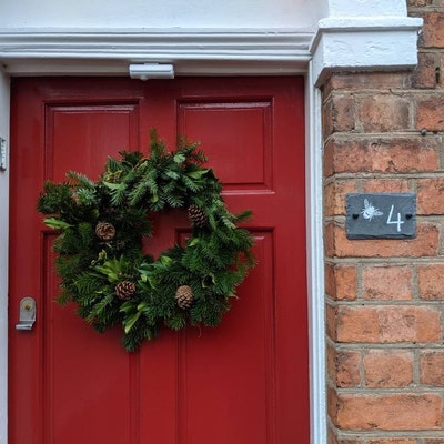 Rustic Slate Door Number Slate Gate Sign Plaque Stone Home - Etsy UK