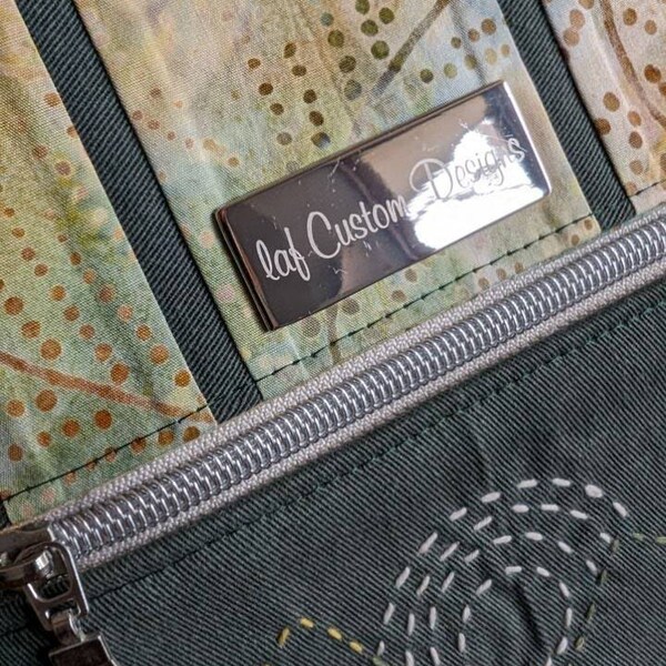 2" Custom Purse Bag Label,52mm X20mm Silver Blank Rectangle Tags With ...