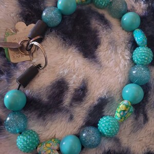 Flamingo Floaty Pool Party Beaded Dog Collar, Collar, Dog Collar, Dog ...