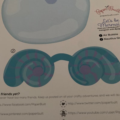 Mermaid Photo Booth Props, Photobooth, Let's Be Mermaids Party, Under ...