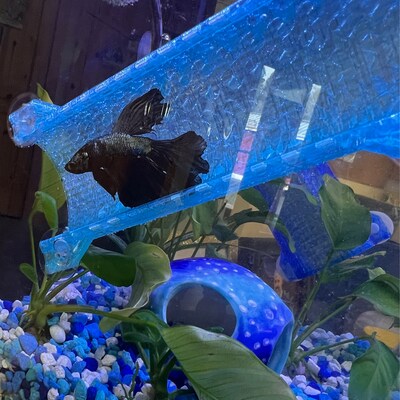 Seeshelter® Brand Betta Tunnel gemstone Collection 11 Colors Fish Tank ...