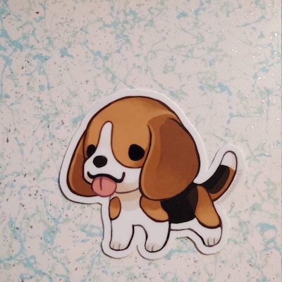 Vinyl Sticker Beagle - Etsy
