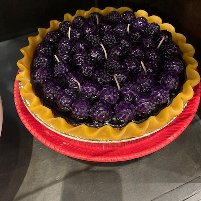 Black Raspberry Pie Candle Very Realistic - Etsy