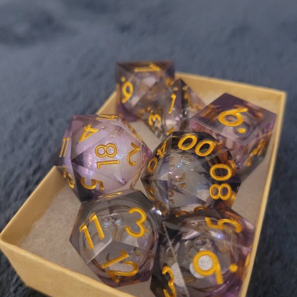 Shadowy Forest Dnd Dice Set, Polyhedral Dice, D&D Dice, Dungeons and ...