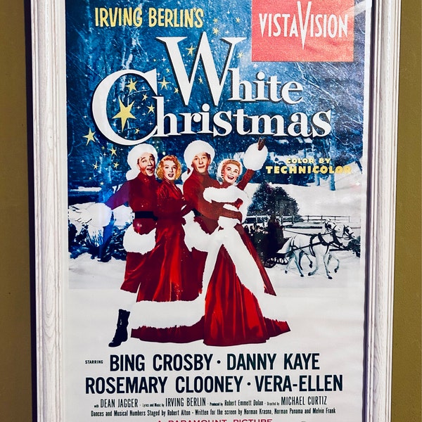 White Christmas (1954) Movie Poster: Classic Film Canvas - Etsy