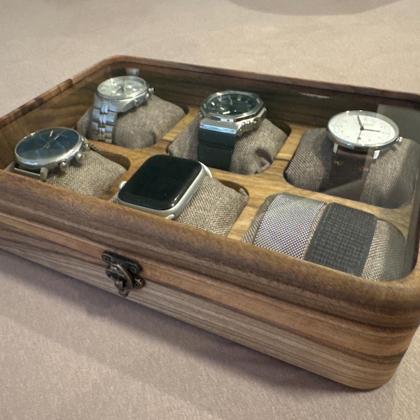 Wood Watch Box, Watch Case, Groomsmen Gift Box, Watch Box for Men ...