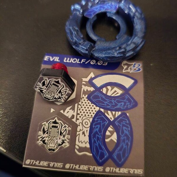 Proto Dran Custom Stickers | Beyblade X Center Stickers - Etsy