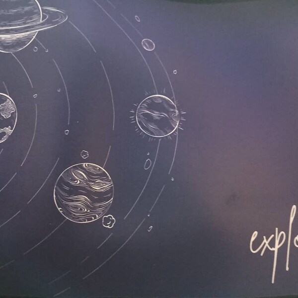 Singularity Desk Mat Black Hole Mousepad Large Gaming Mouse Pad ...