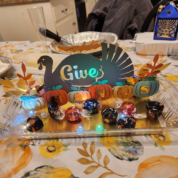 3D Turkey Centerpiece, Thanksgiving Turkey Centerpiece Table Decor ...