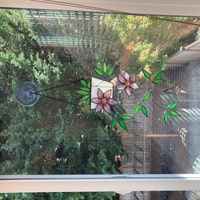 Orange Tree Stained Glass Window Corner Decororange Tree - Etsy Australia