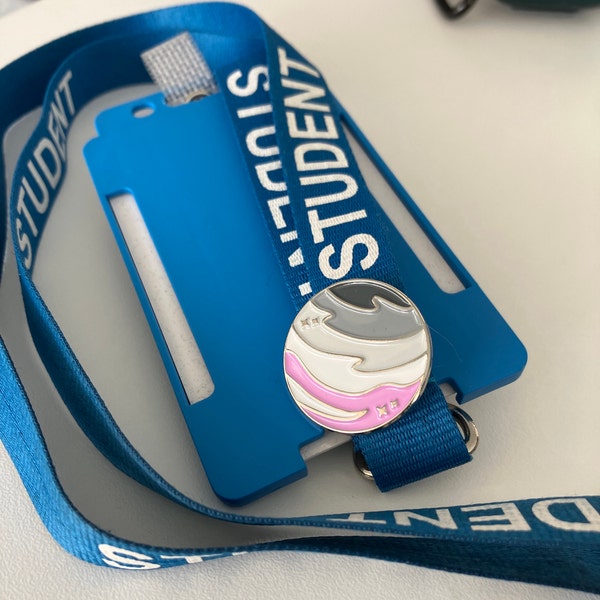 Asexual Pastel Planet Enamel Pin | Ace Pride Aroace Gift Subtle Pins ...