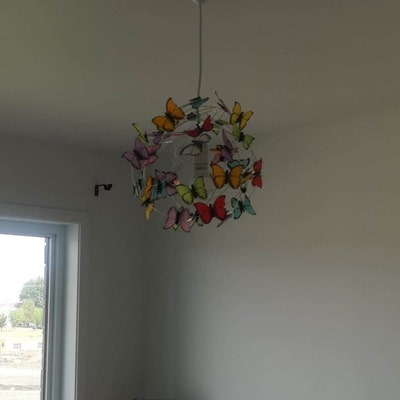 Plug in Pendant Rainbow Light Children Lighting Butterfly - Etsy