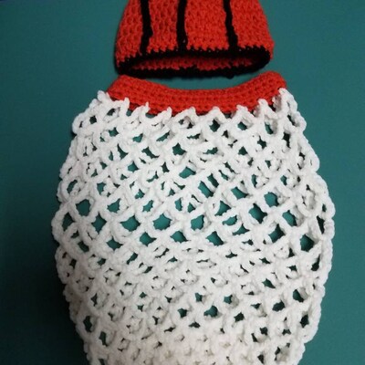 PATTERN ONLY Crochet Baby Basketball Net Cocoon Photography Photo Prop ...