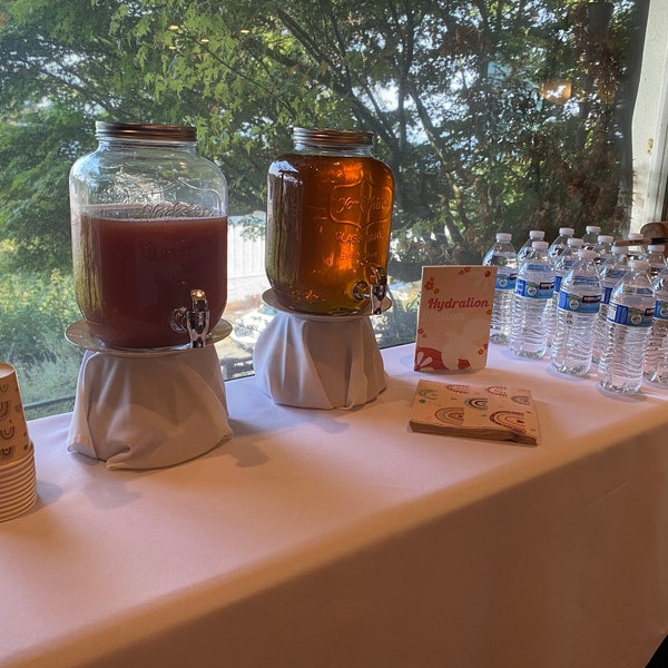 EDITABLE Groovy Food Signs, Retro Festival Fuel, Hydration Station, 60s ...