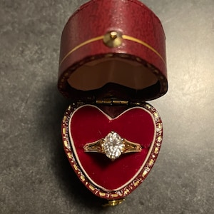 Luxury Antique Style Mini Ring Box, Victorian Style Jewelry Box ...