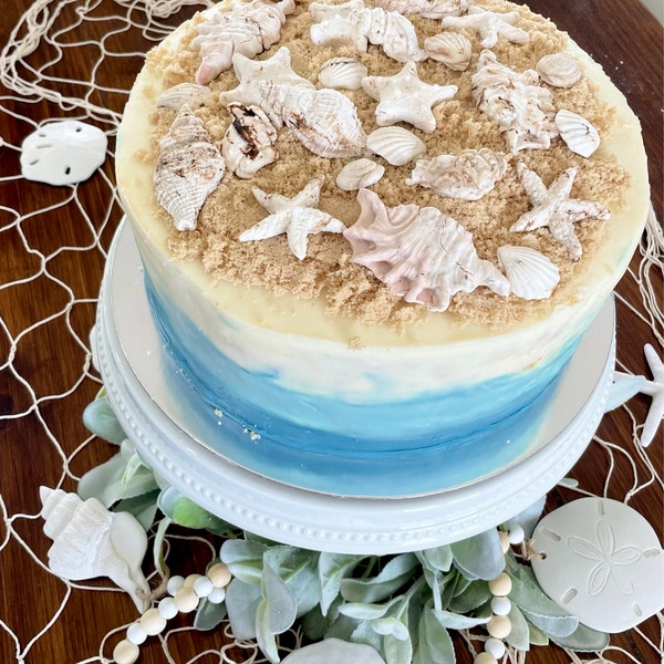 35 Edible Fondant Tails and Seashell Set for Cake Decoration. Choice ...