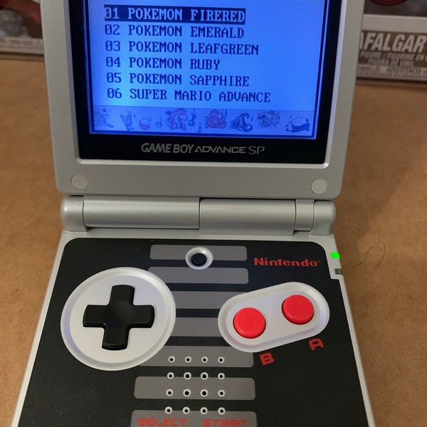 Clear Black Gameboy Advance With Funnyplaying Upgraded Motherboard and ...