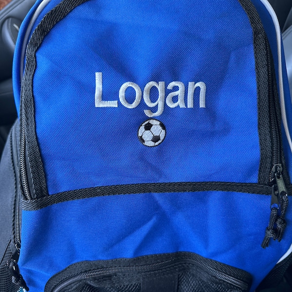 Name With Soccer Ball Soccer Backpack, Name Soccer Backpack ...