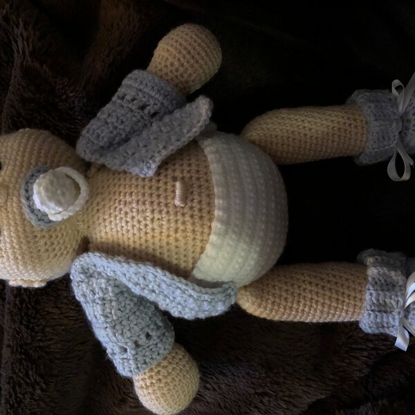 Binky Baby Life Size Baby Boy or Girl Doll Crochet Pattern - Etsy