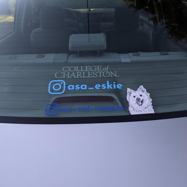 Instagram Car Decal - 10" Wide - Instagram Decal - Instagram Window ...