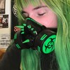 Cyberlox Biohazard Red and Black Cyberlox Cosplay Urban Dreads Festival ...