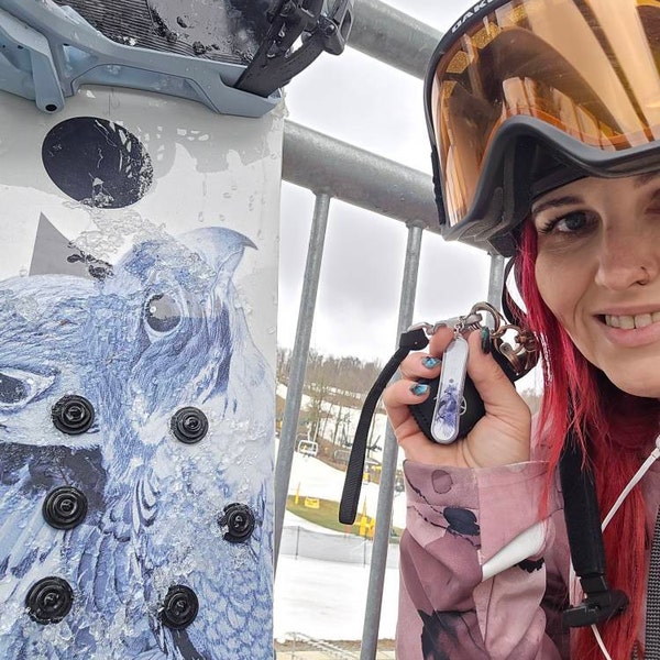 Handmade 3D Snowboard Capita-inspired Keychain - Miniature Winter ...