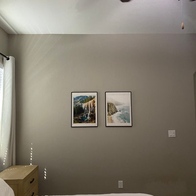 Polished Black Metal Picture Frame Thin Minimalist Scandinavian Modern ...