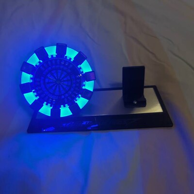 IRON MAN Arc Reactor Tony Stark's Desk Phone Stand Stark Industries ...