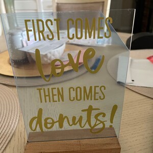 Dessert Bar Sign Dessert Table Cake Table Acrylic Sign | Etsy