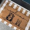 Personalized Dog and Cat Gift, Welcome Mat Cats and Dogs, Custom Dog ...