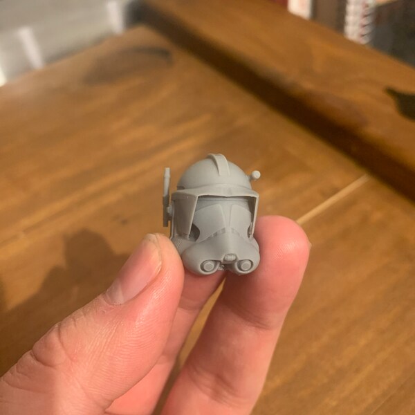 Phase 2 Commander Fox Doom Clone Trooper Realistic Head (1:12 Scale ...