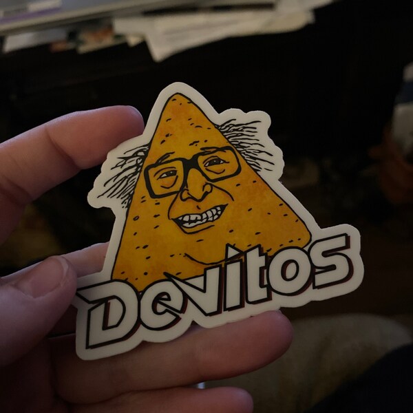 Devitos Danny Devito as a Dorito Vinyl Sticker - Etsy