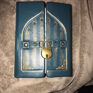 Leather Journal With Lock and Key Leather Notebook Travel | Etsy