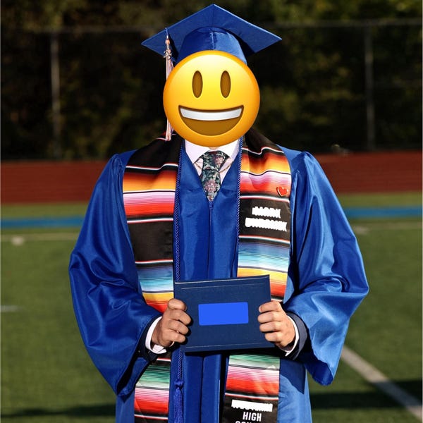 Custom in Loving Memory Graduation Stoles, Custom Graduation Stole With ...