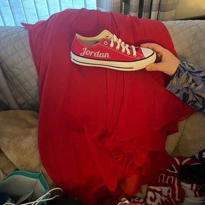 Bridal Party Trainers / Shoes / Converse Iron on Vinyl Transfers ...