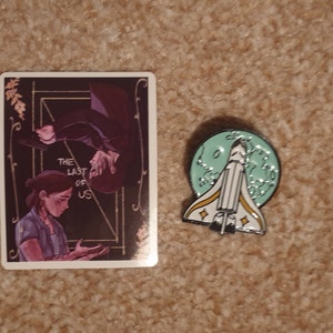 The Last of Us Part 2 Ellie Backpack Pin Badge Set Ellie | Etsy UK
