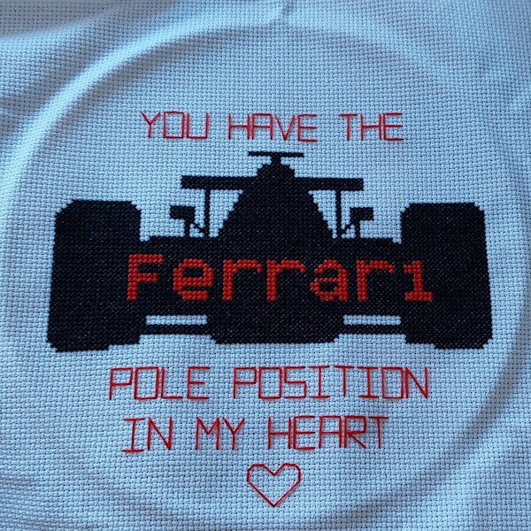 Red Bull Formula 1 Car Cross Stitch Pattern - Etsy UK