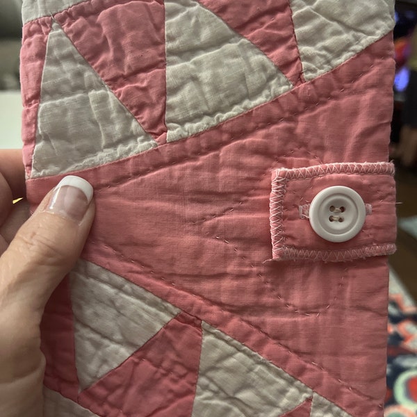 Quilted Crossbody Belt Bag From Vintage Fabrics and Quilts - Etsy