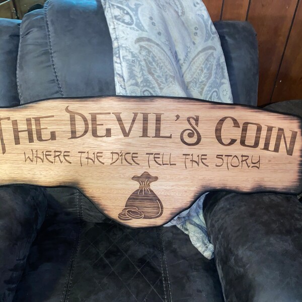 Dnd Tavern Sign Gift - Dungeons and Dragons - Custom Dnd Sign ...