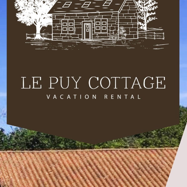 Custom Hand Drawn House Logo |custom Logo Design | Cottage Logo | Farm ...