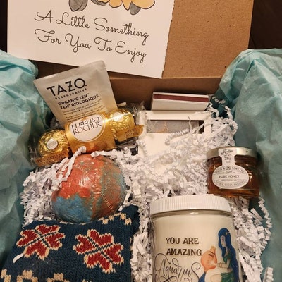 Life is Tough but so Are You Gift, Encouragement Gift Box, Hygge Gift ...