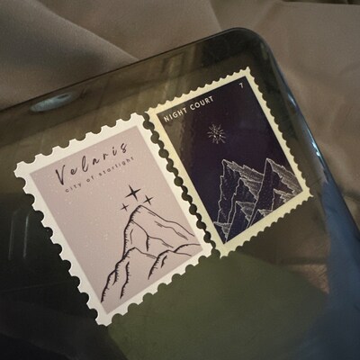Velaris Stamp Sticker VINYL STICKER City of Starlight ACOTAR - Etsy