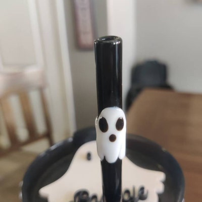 Double Mushroom GLASS STRAW Boba Straws Smoothie Straws - Etsy