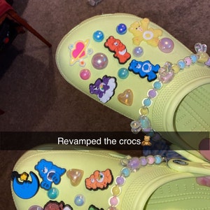 13 PCS Heart Shape Crocs Charms Set Transparent Heart Crocs - Etsy