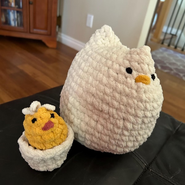 Mama and Mini Mabel Chicken™ CROCHET PATTERN - Etsy