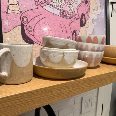 Miss Painterly Simple Raindrop Nesting Palette: Handmade Ceramic ...