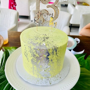 Letter s Birthday Cake Topper S Wedding Cake | Etsy