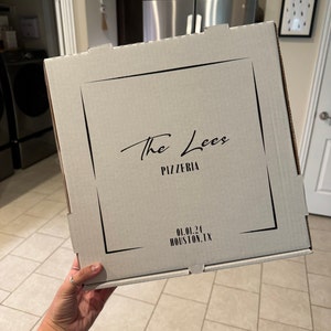 Personalized Party Pizza Box Template, Digital Pizza Party Custom Pizza ...