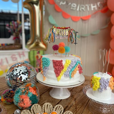 RETRO DAISY // Cake Topper // You Pick the Flower Colors - Etsy